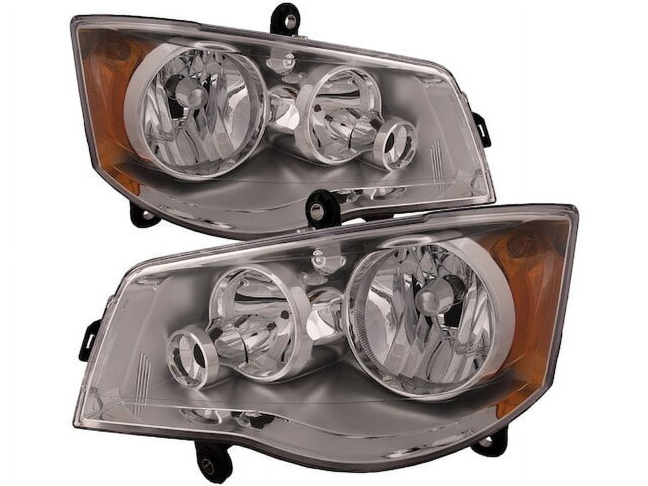 Front Headlight Set - Compatible with 2011 - 2020 Dodge Grand Caravan ...