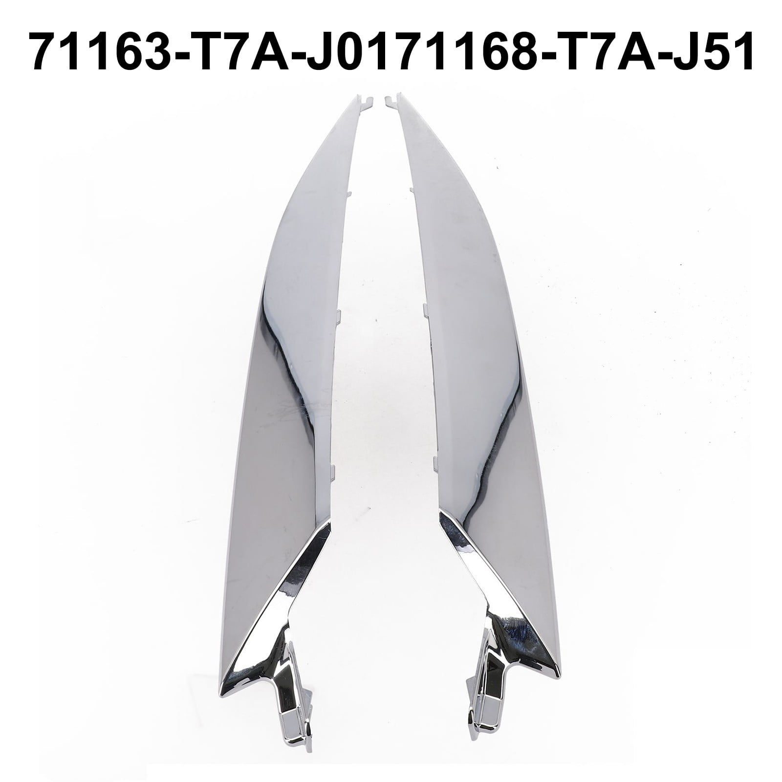 Front Hood Chrome Grille & Headlight Trim Moding for Honda Hrv 2019 ...