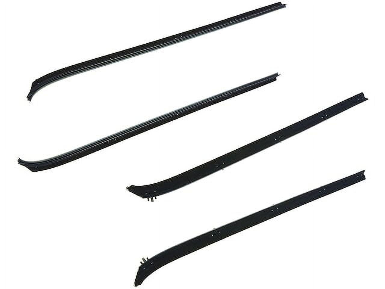 Front Inner and Outer Door Window Belt Weatherstrips - 4 Piece ...