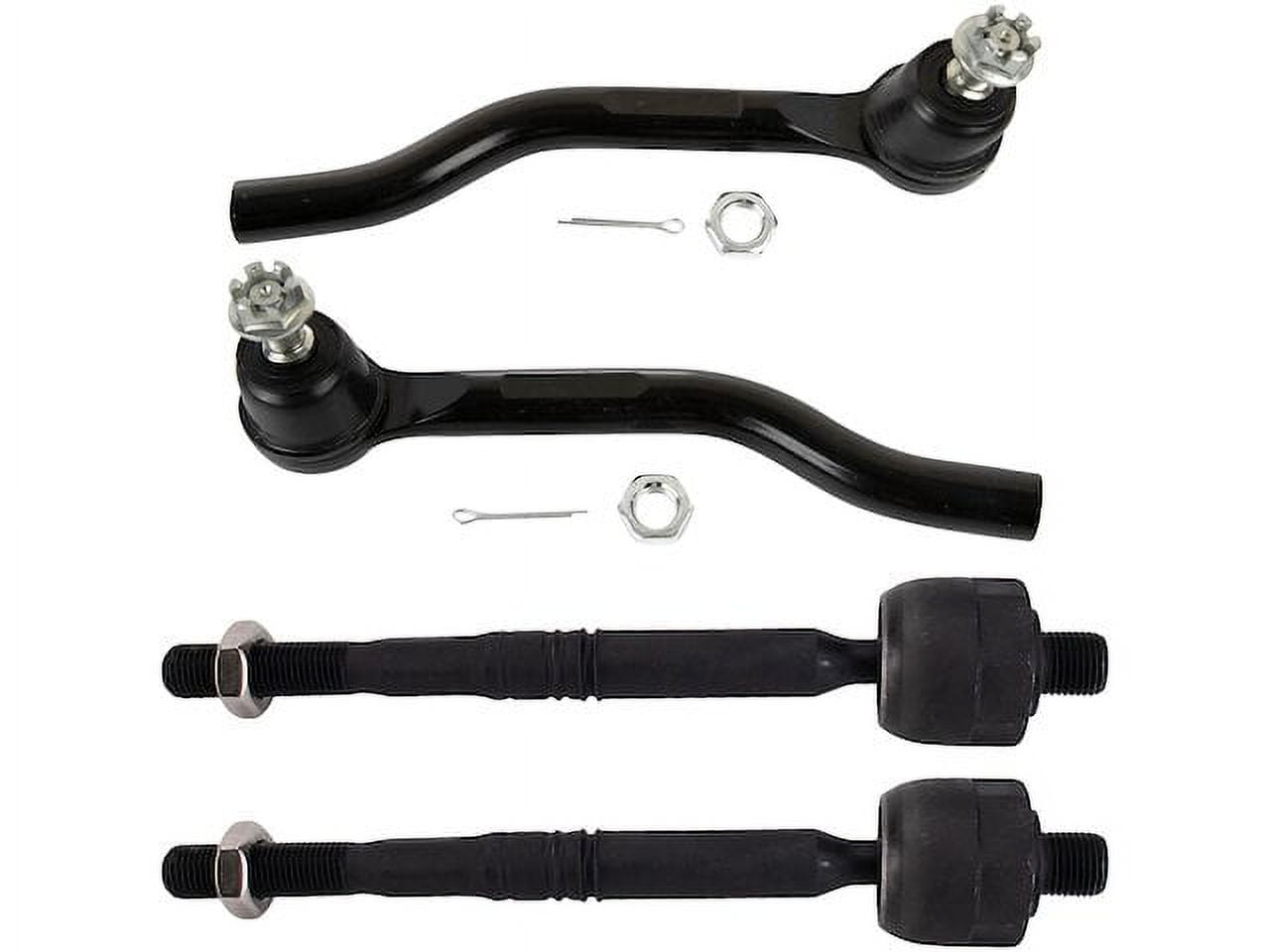Front Inner and Outer Tie Rod End Set 4 Piece - Compatible with 2018 ...