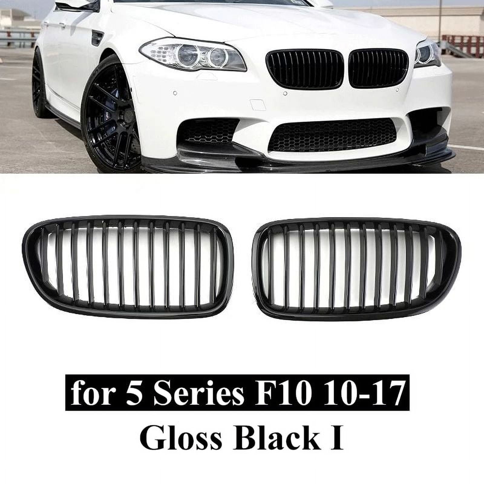 Front Kidney Gloss Black Grills for BMW F10 F18 528i 535i 5Series 2010 ...