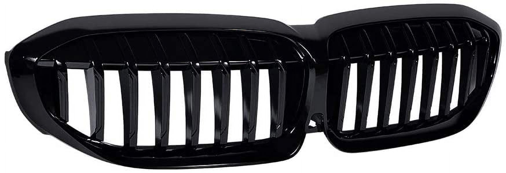 Front Kidney Grille for 2019-2021 BMW 3 Series G20 G21 Gloss Black ...