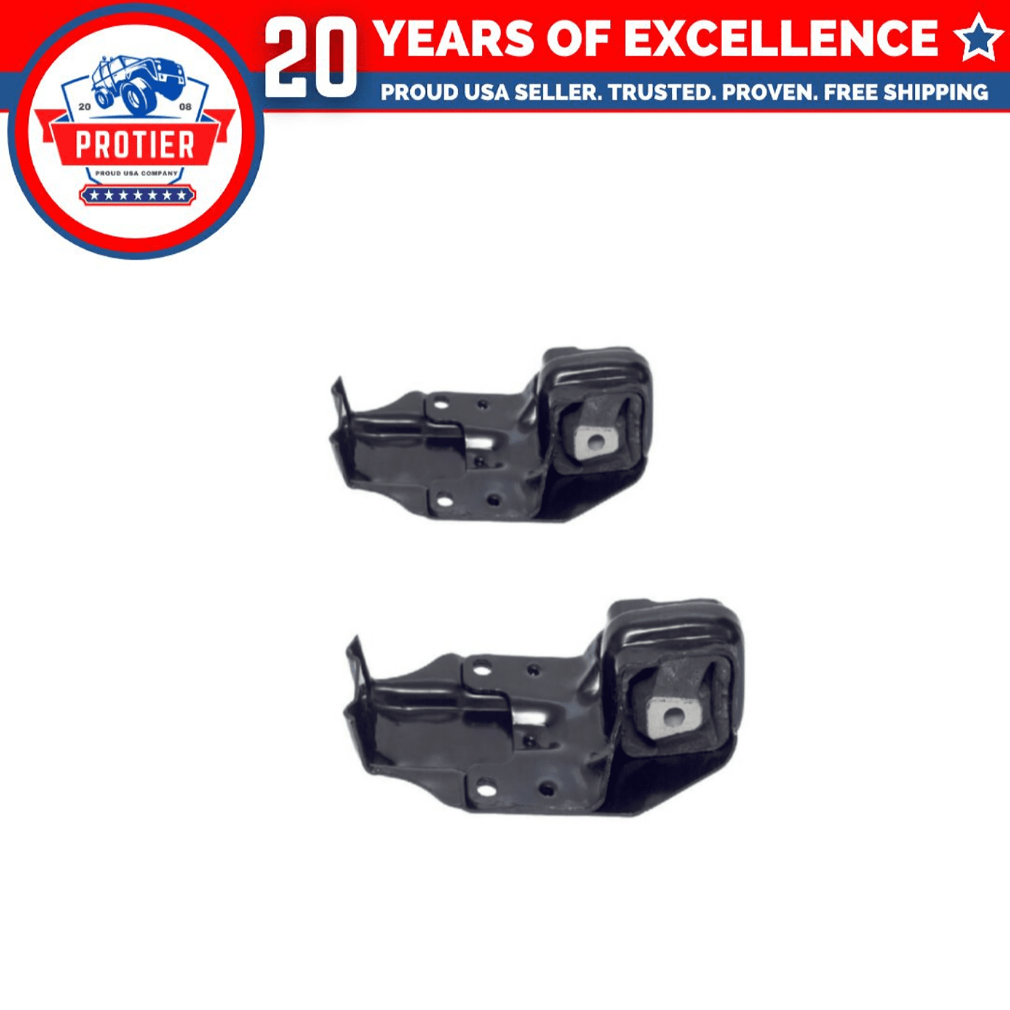Front L & R Bracket Set Compatible for 94-05 Buick Century Regal/ Chevy ...