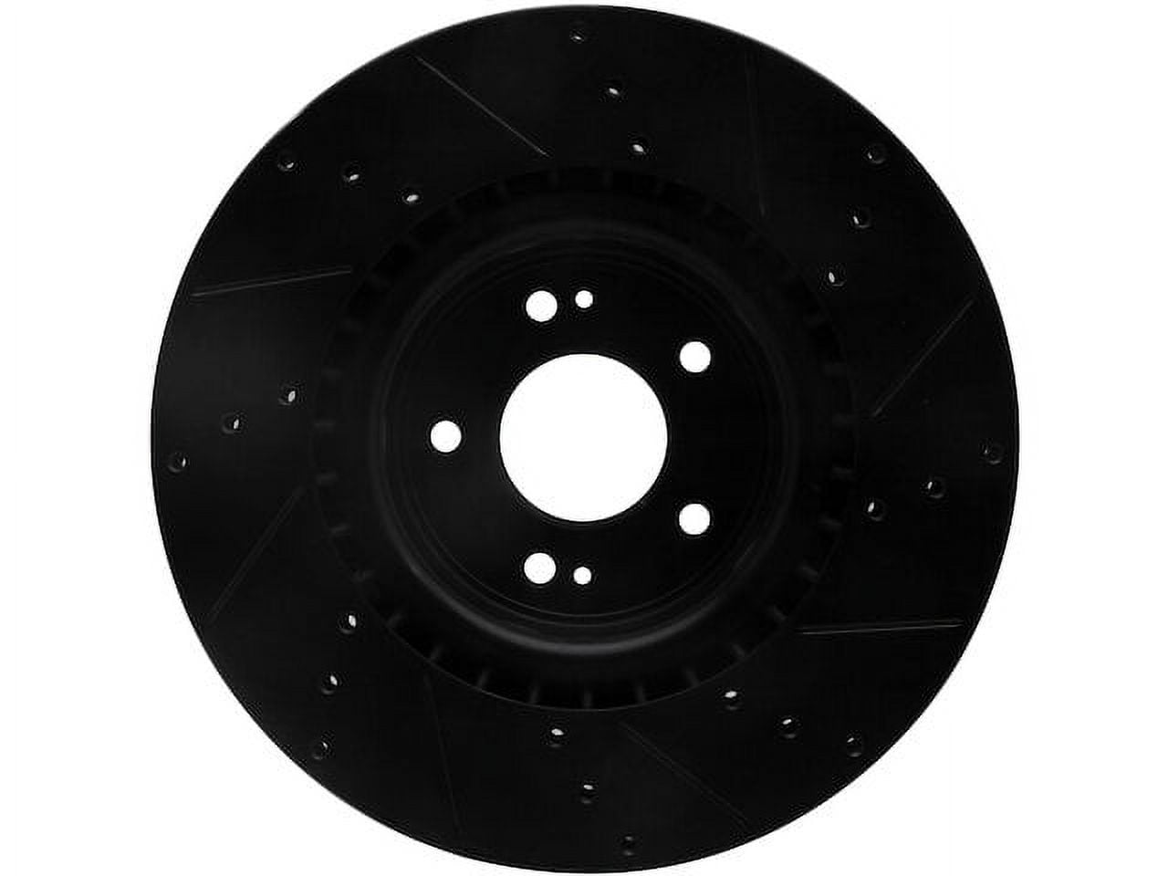 Front Left Brake Rotor - Compatible with 2010 - 2016 Hyundai Genesis ...