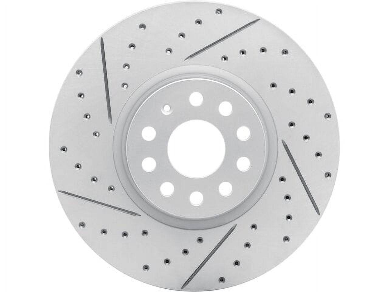 Front Left Brake Rotor - Compatible with 2020 - 2023 Volkswagen Atlas ...