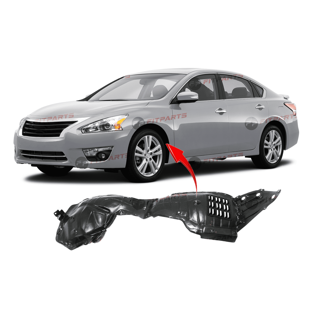 Front Left Driver Side Fender Liner For 2014-2015 Nissan Altima ...