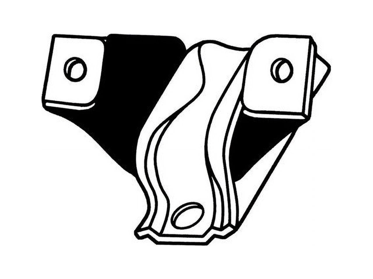 Front Left Engine Mount - Compatible with 1975 - 1996 Ford E-150 ...