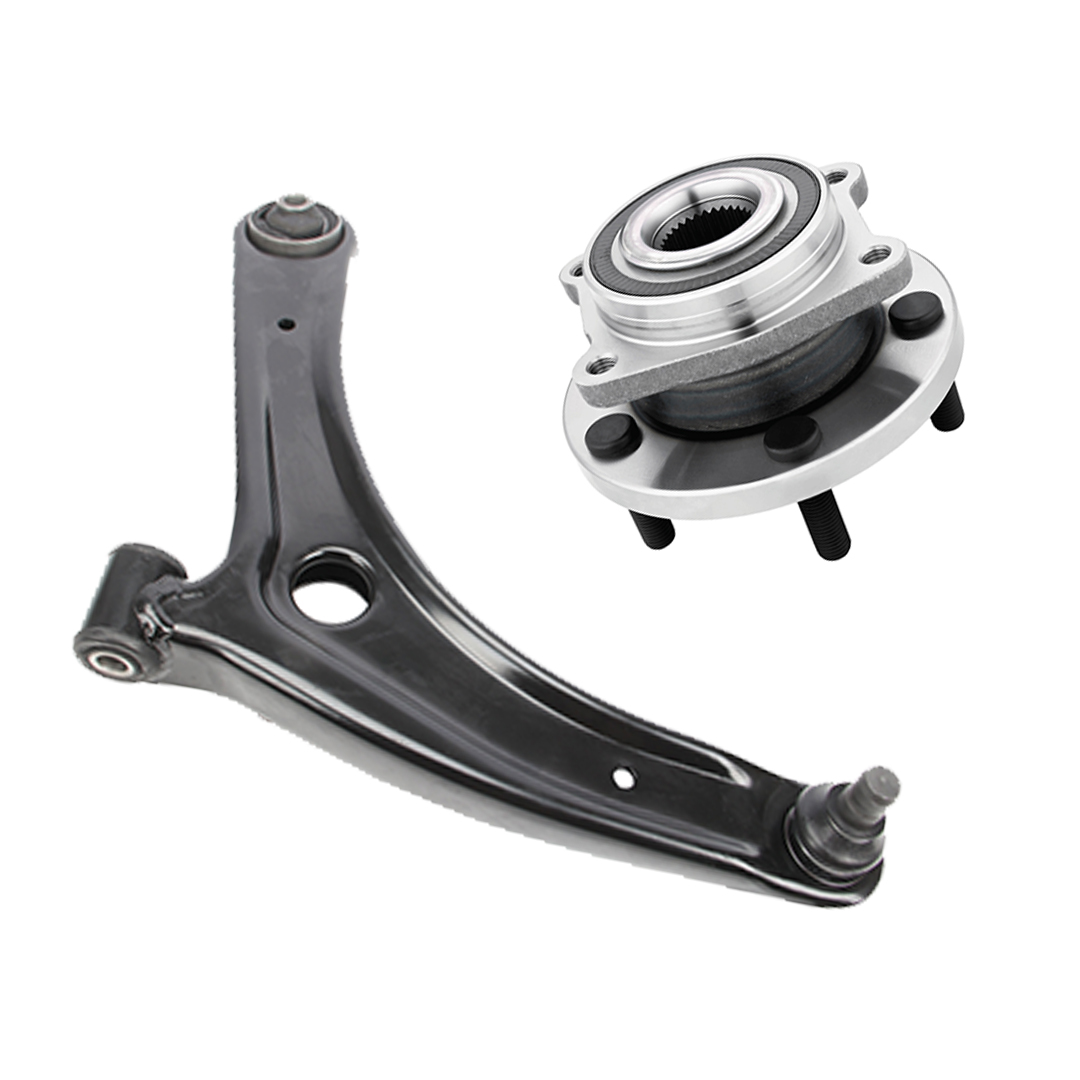 Front Left Lower Control Arm Ball Joint-Wheel Hub Bearing Assembly For ...