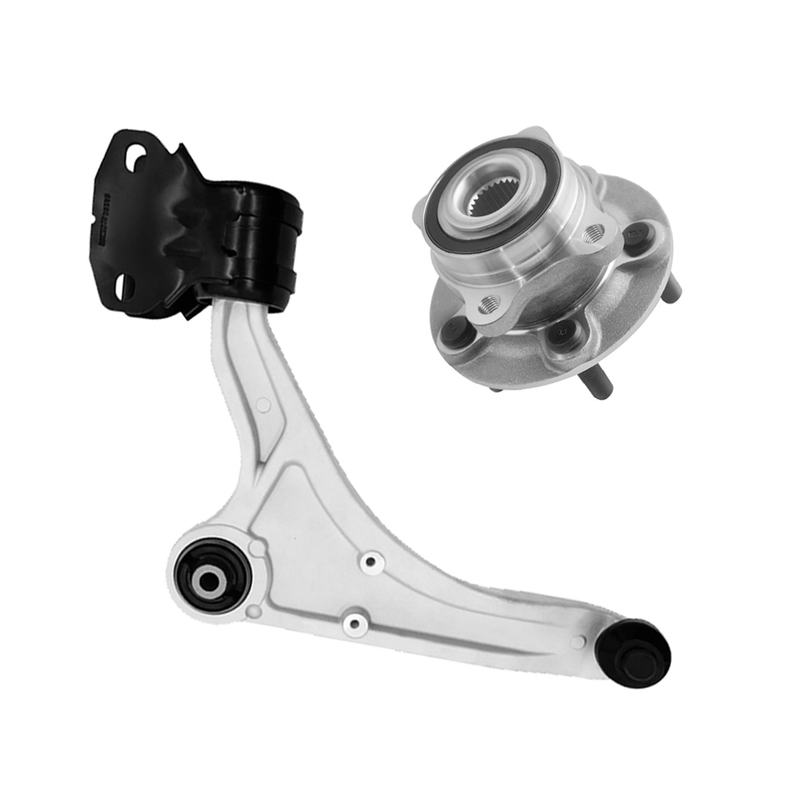 Front Left Lower Control Arm Ball Joint-Wheel Hub Bearing Assembly For ...