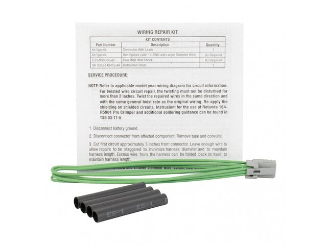 Front Left Power Window Motor Connector - Compatible with 2015 - 2023 ...