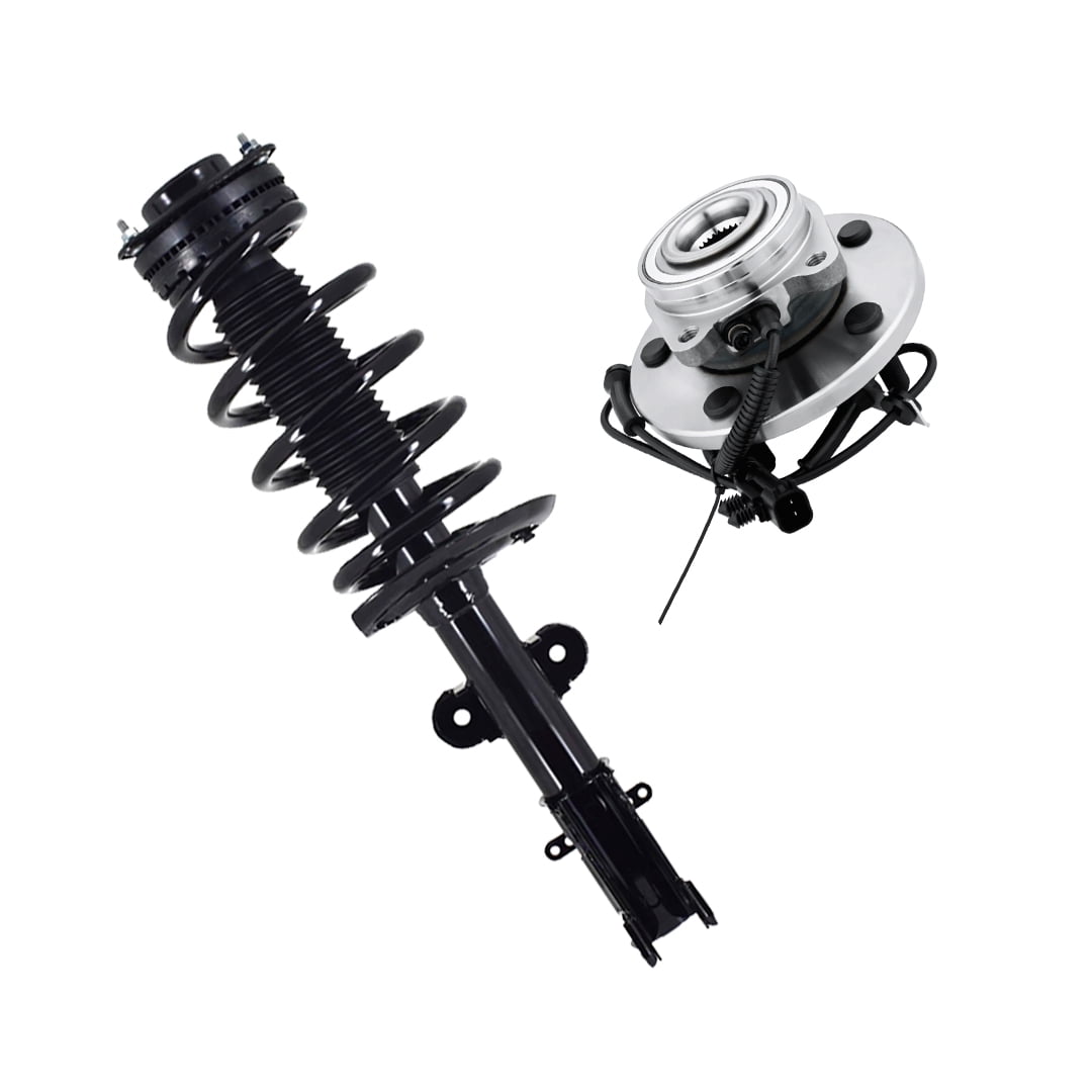 Front Left Quick Complete Strut-Coil Spring Assembly-Wheel Hub Bearing ...