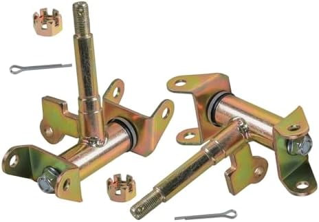 Front & Left Right Steering Knuckle Spindle for Drum Brake ATV Go Kart ...