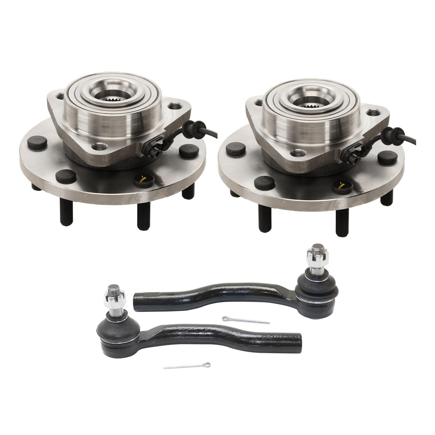 ! Front Left & Right Wheel Hubs 515125 715125 40202ZR40A Hub & 4-Piece ...