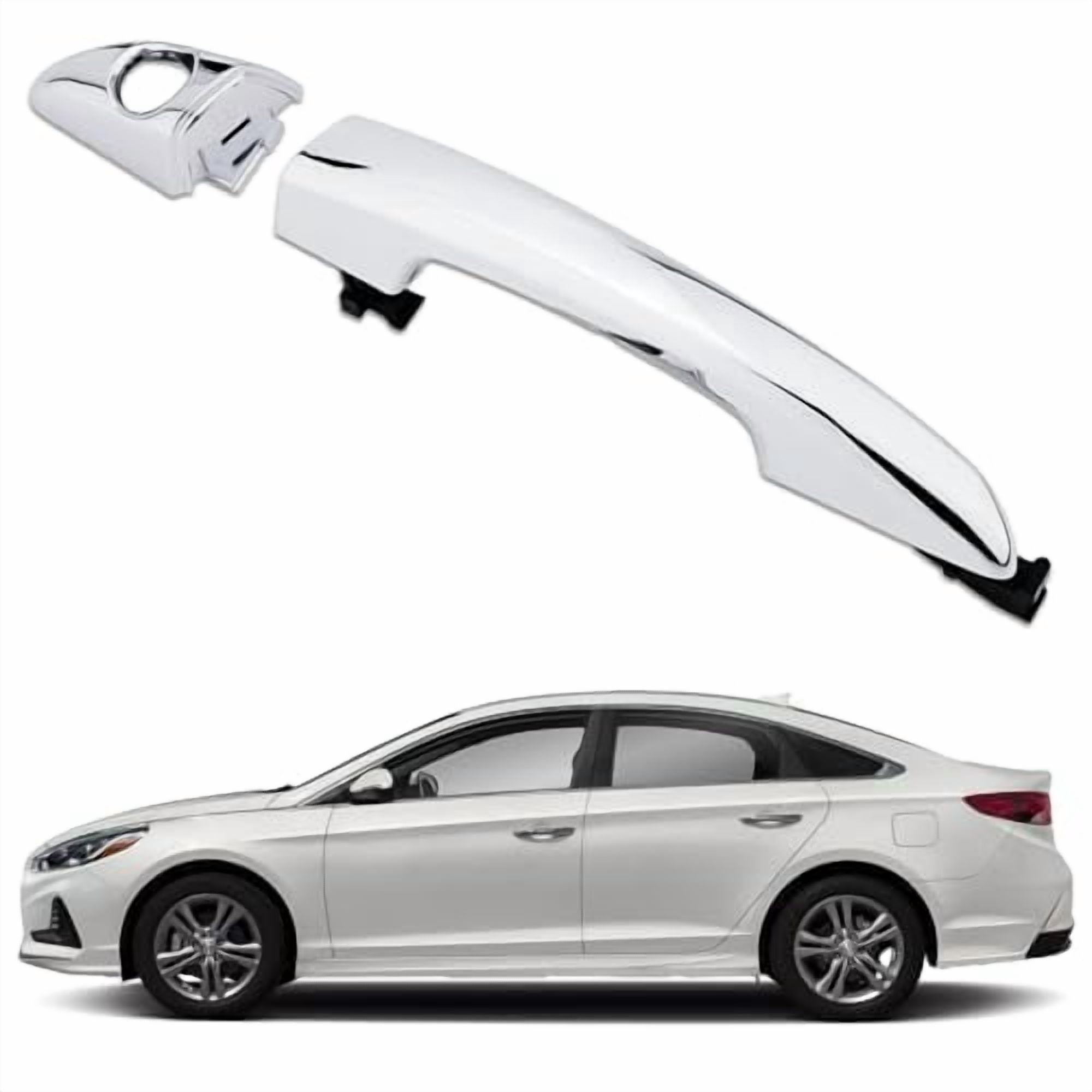 Front Left Side Outer Door Handle Compatible with Hyundai Sonata 2015 ...