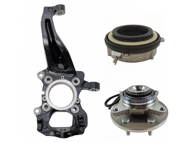 Front Left Wheel Hub and Steering Knuckle Kit 3 Piece - Compatible with ...