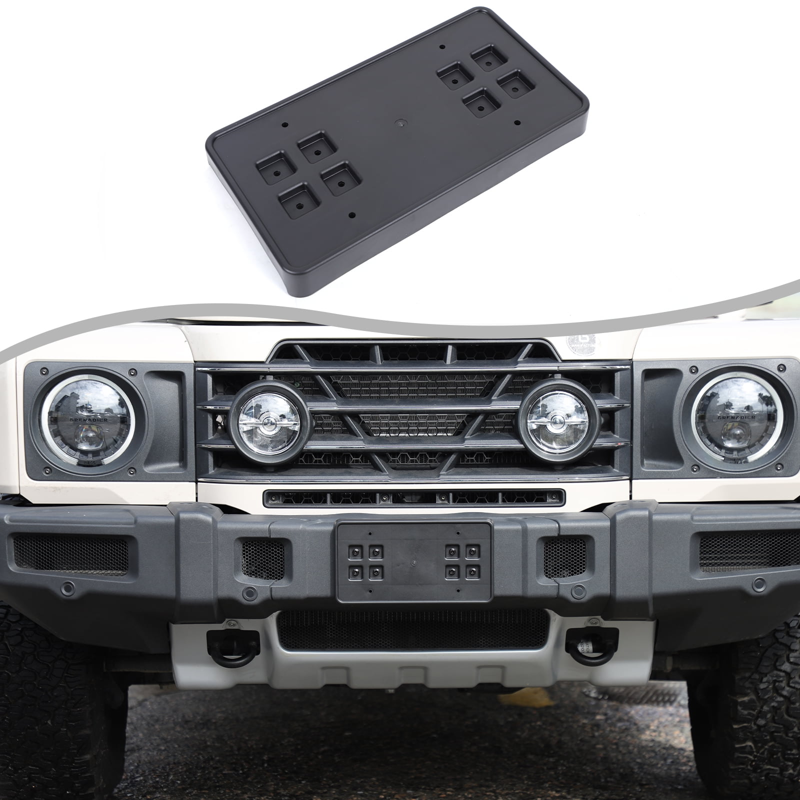 Front License Plate Bracket for 2020 Ineos Grenadier,Front License ...