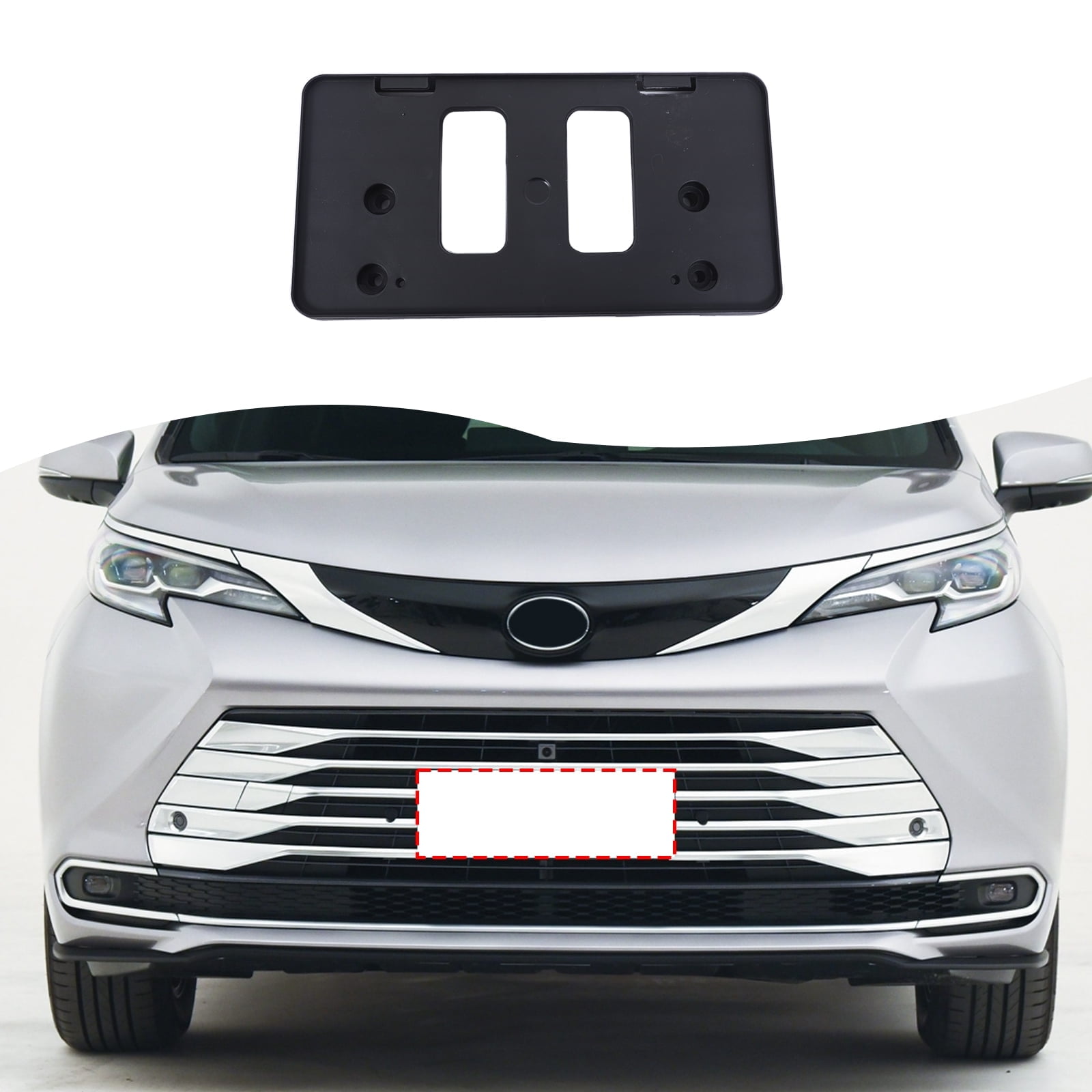 Front License Plate Bracket for Toyota Sienna 2021-2023 (US Version ...