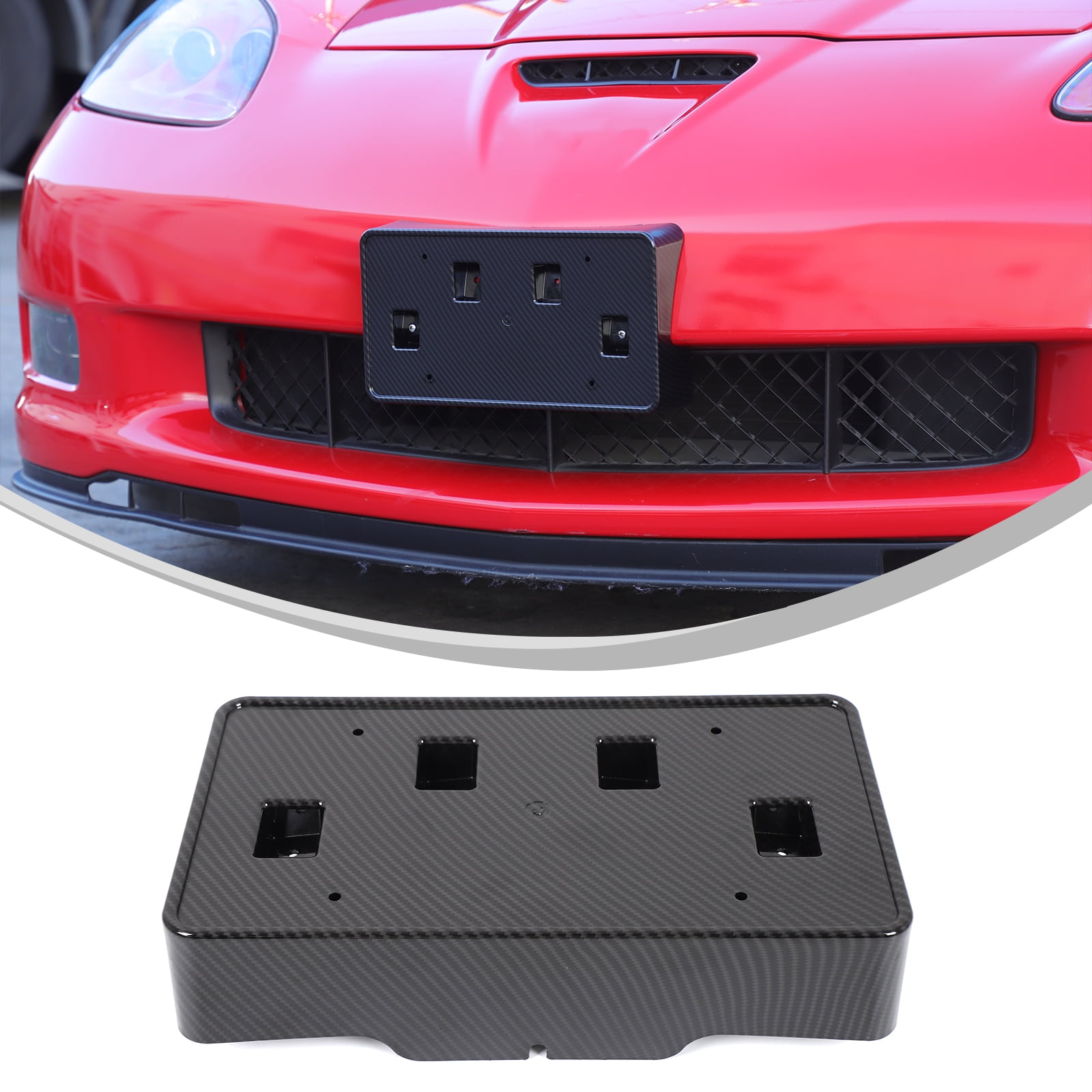 Front License Plate Holder for 2005-2013 Corvette C6, License Plate ...