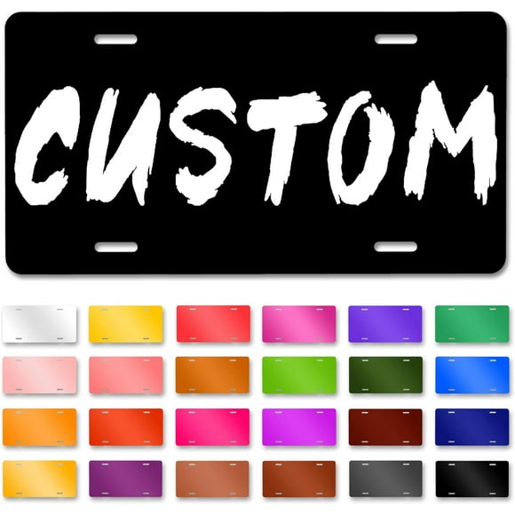 Personalized Front License Plates