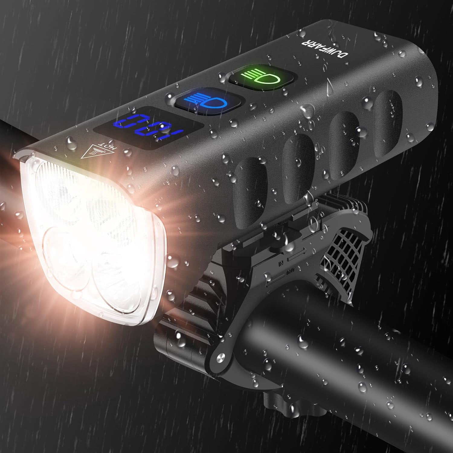 Front Light or Front Headlight & Taillight Set, 2000 Lumens Super ...