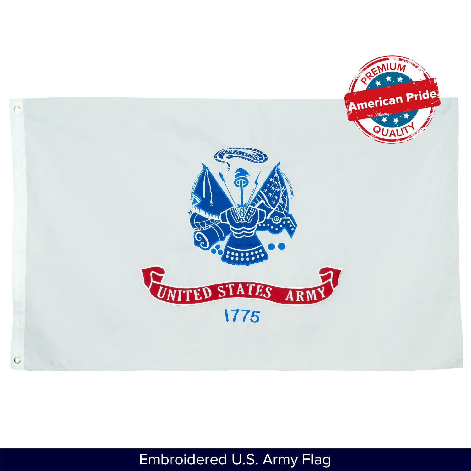 Front Line Flags 3' x 5' 210D Oxford Nylon US Army Double-Sided Outdoor ...