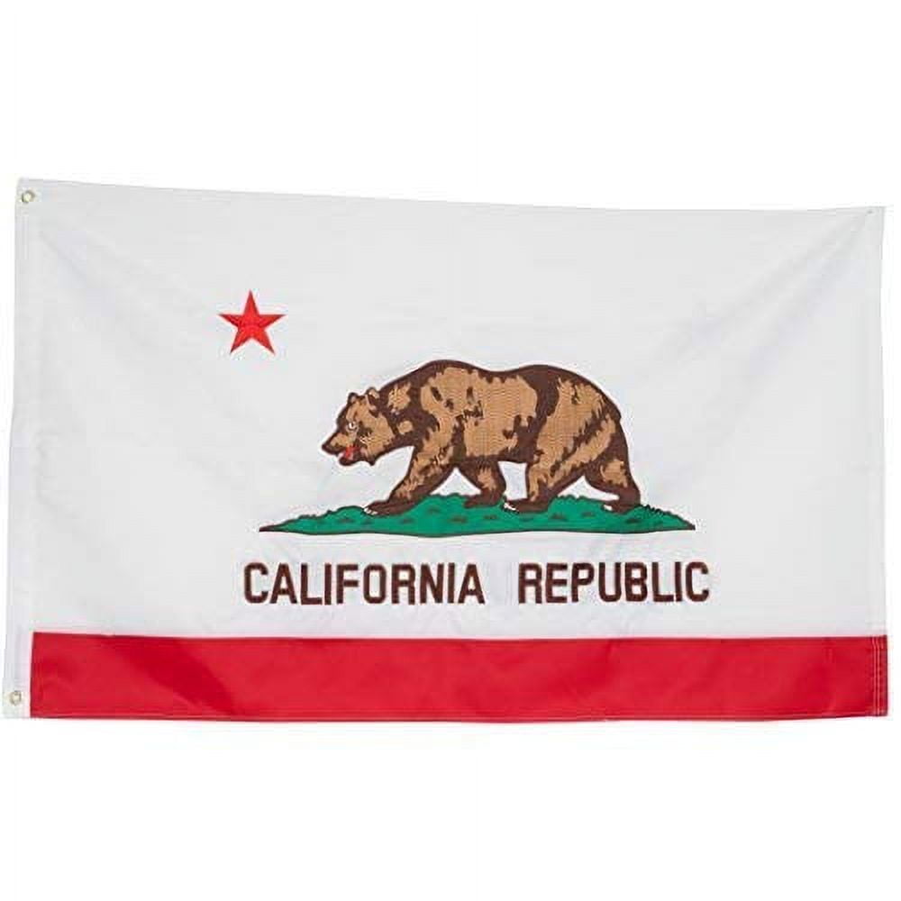 Front Line Flags California Republic State Flag - Premium Single-Sided ...