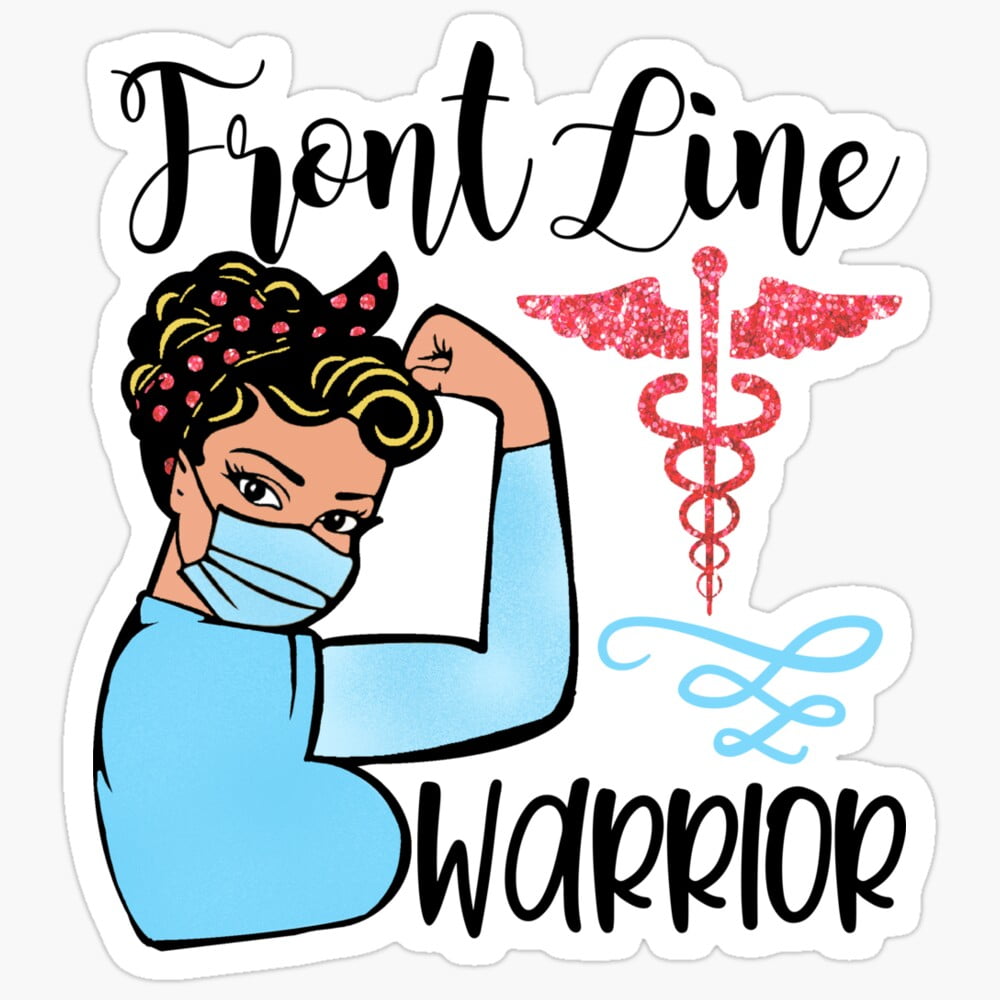 Front Line Warrior Worker Nurse Nurses Nursing Mask Essential Employee ...
