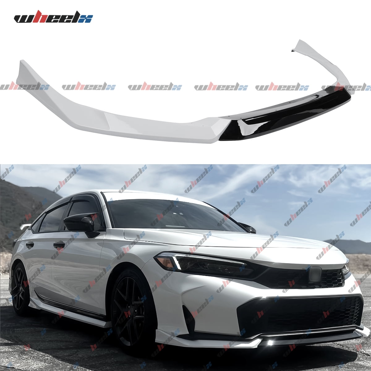 Front Lip Compatible with 2025-2026 Honda Civic 11th Gen, JDM Style Air ...