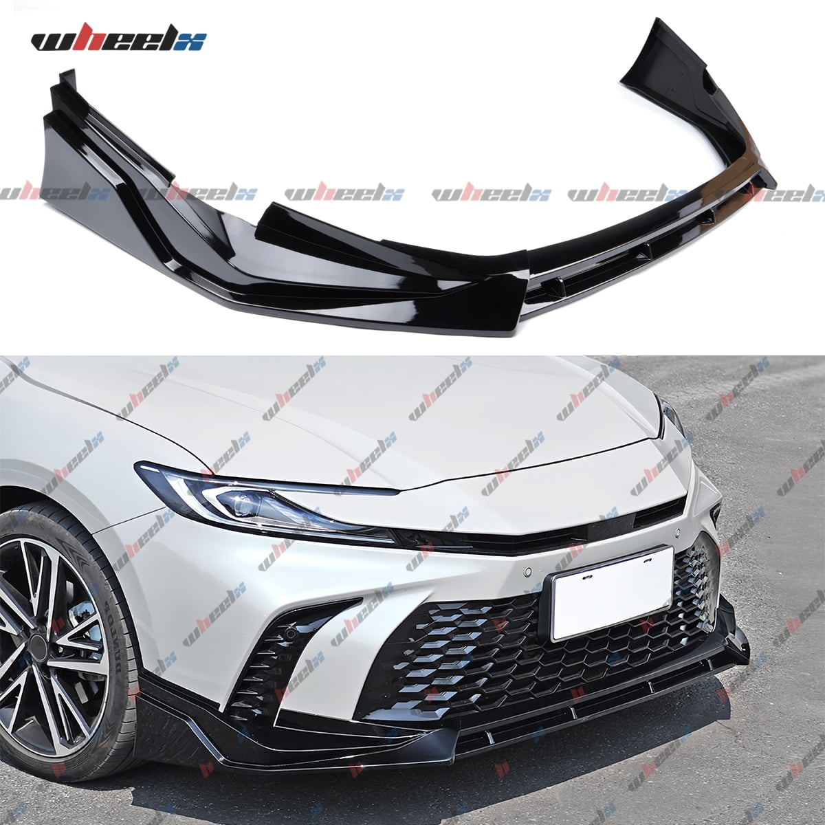 Front Lip Compatible with 2025 Toyota Camry SE XSE, Air Dam Lower Chin ...