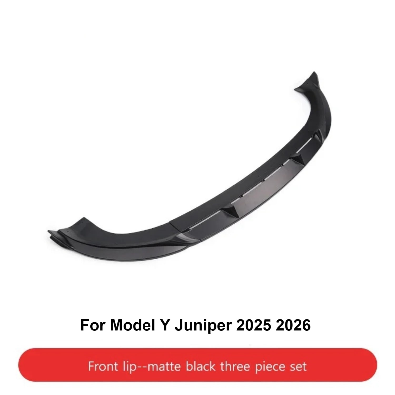 Front Lip Fog Light Wind Blade For Tesla Model Y Juniper 2025 2026 ABS ...