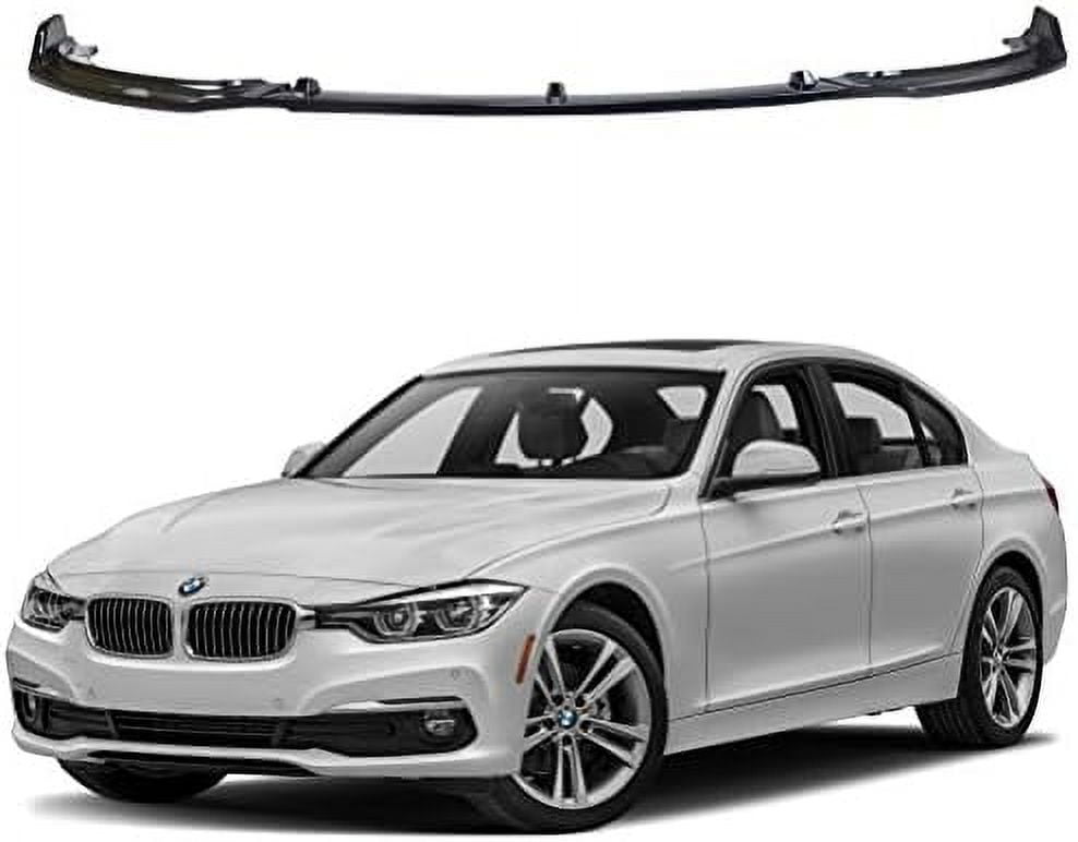 Front Lip for 2013-2018 BMW F30 F35 3 Series Base Bumper, ABS Painted Gloss Black Bumper Spoiler ...