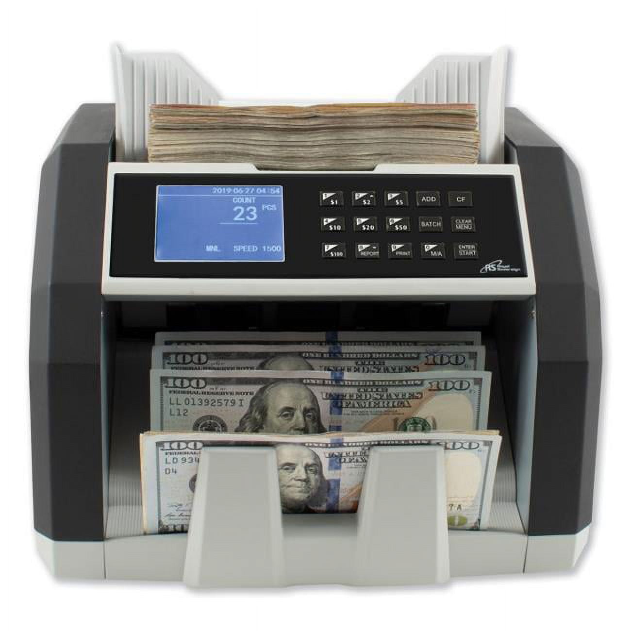 Front Load Bill Counter with Value Machine Counting, Black - Walmart.com