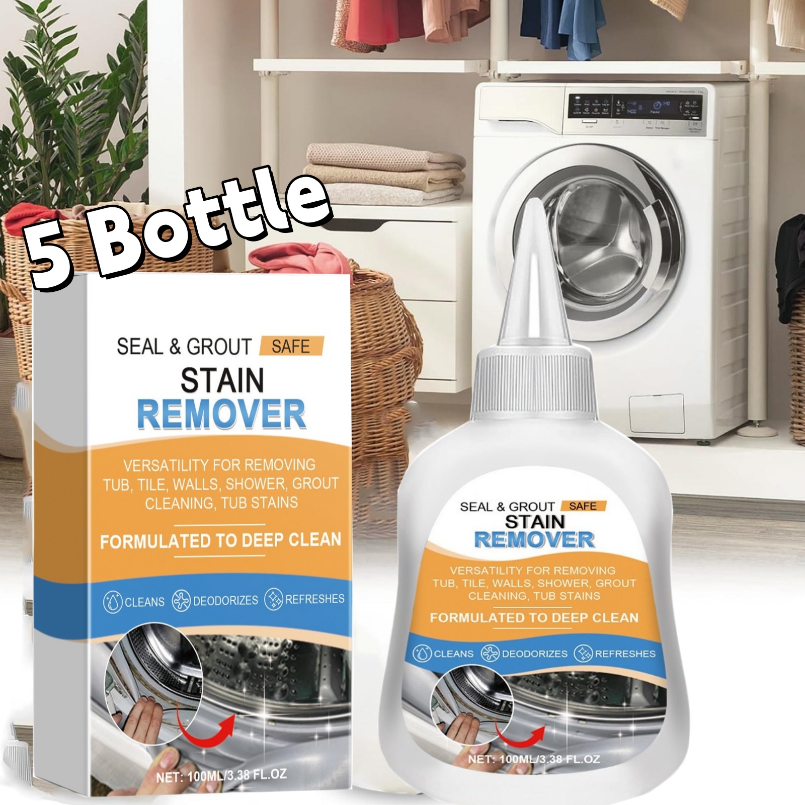Front Load Washer Cleaner Washing Machine Cleaning Liquid, Refrigerator ...