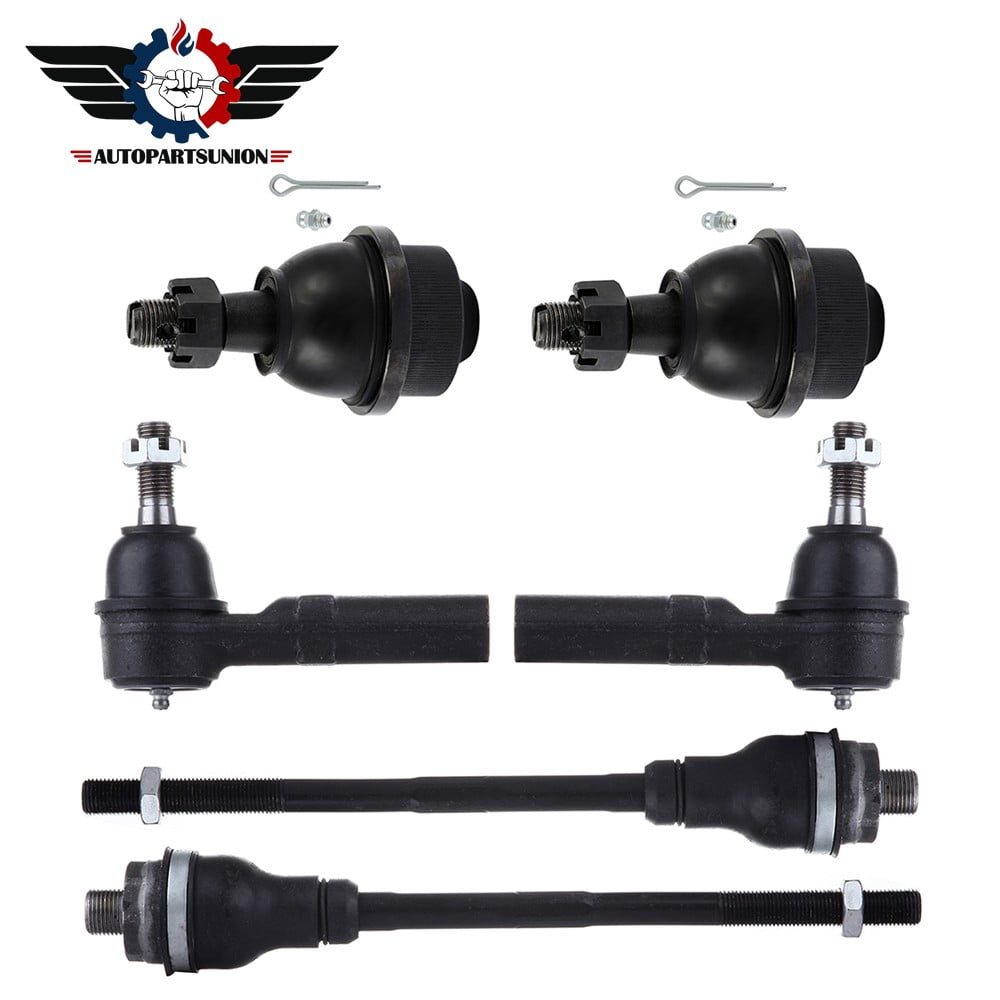Front Lower Ball Joints Steering Tie Rod End For Hummer H2 2003 2004 ...