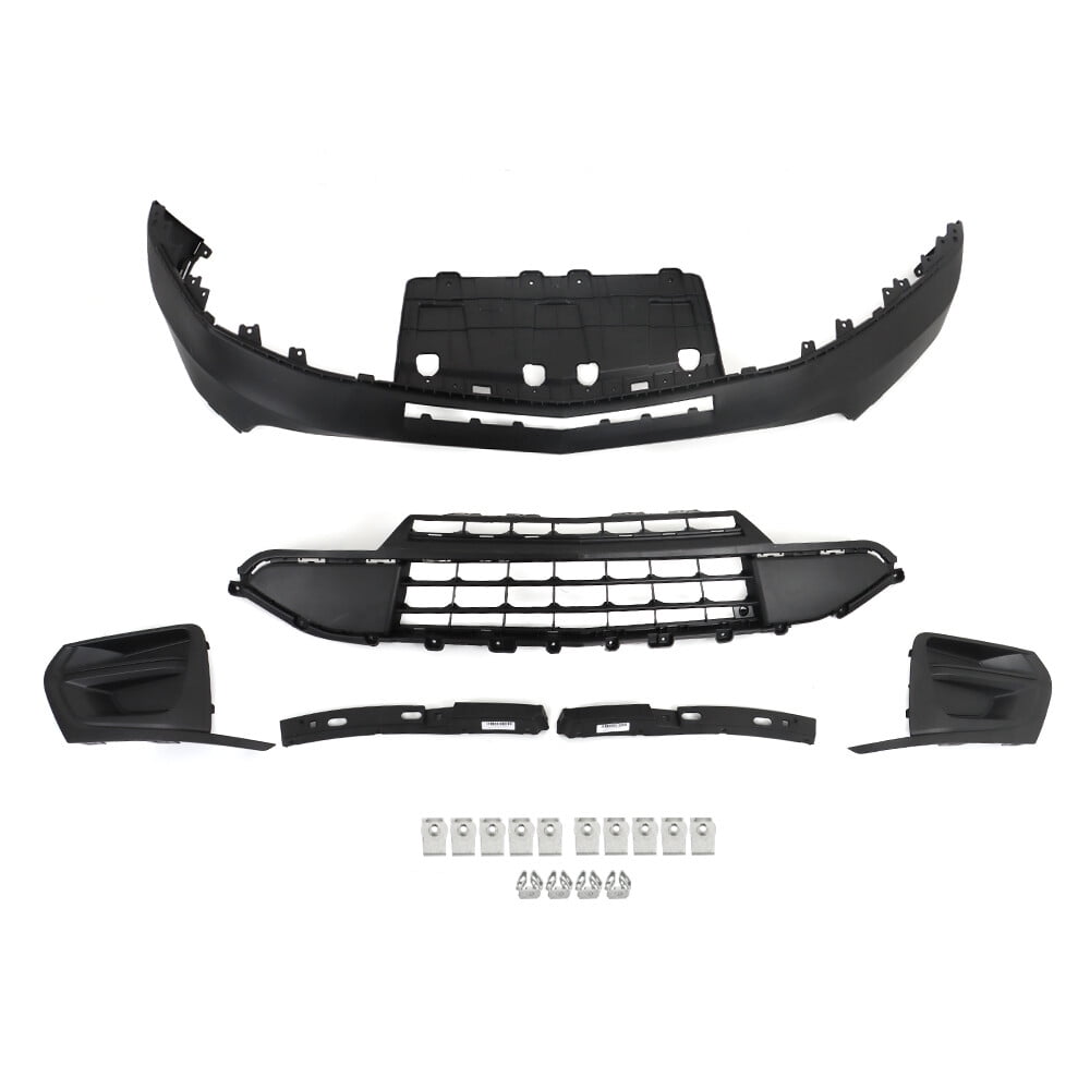 Front Lower Bumper Cover & Bracket For Chevy Traverse 2018-2020 W/o Fog ...