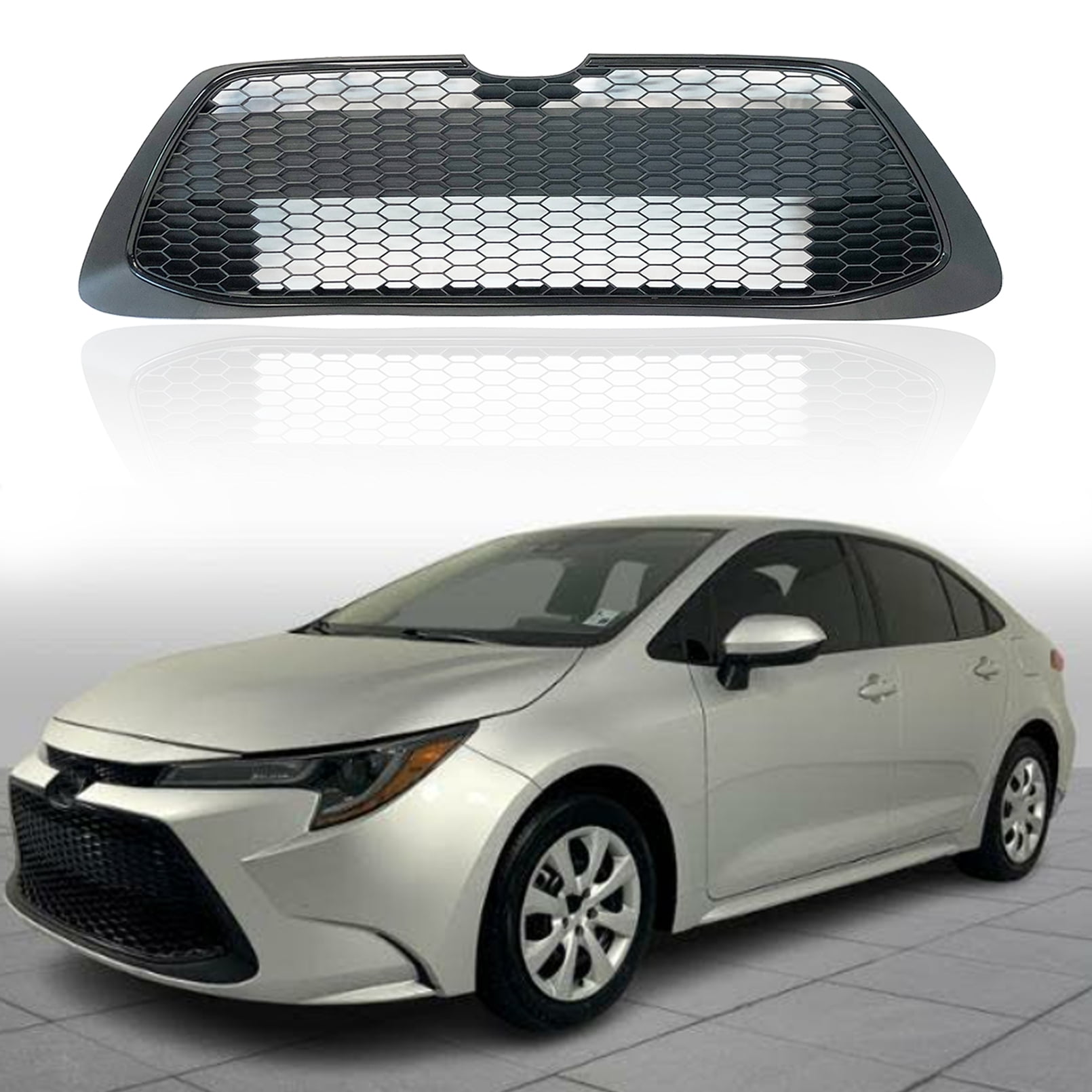 Front Lower Bumper Grille Trim Factory For 2020-2021 Toyota Corolla LE ...