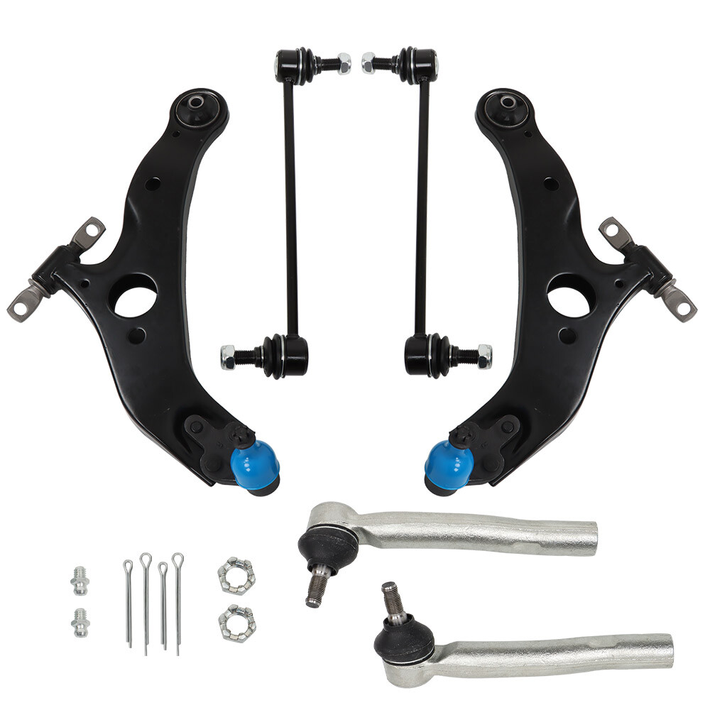 Front Lower Control Arm Ball Joint Tie Rod Sway Bars For 2004-2010 ...