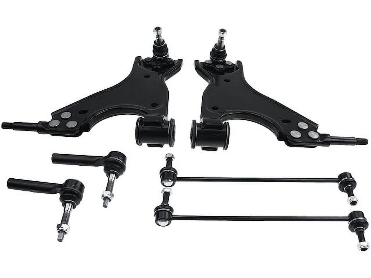Front Lower Control Arm and Tie Rod End Kit 6 - Compatible with 2007 ...