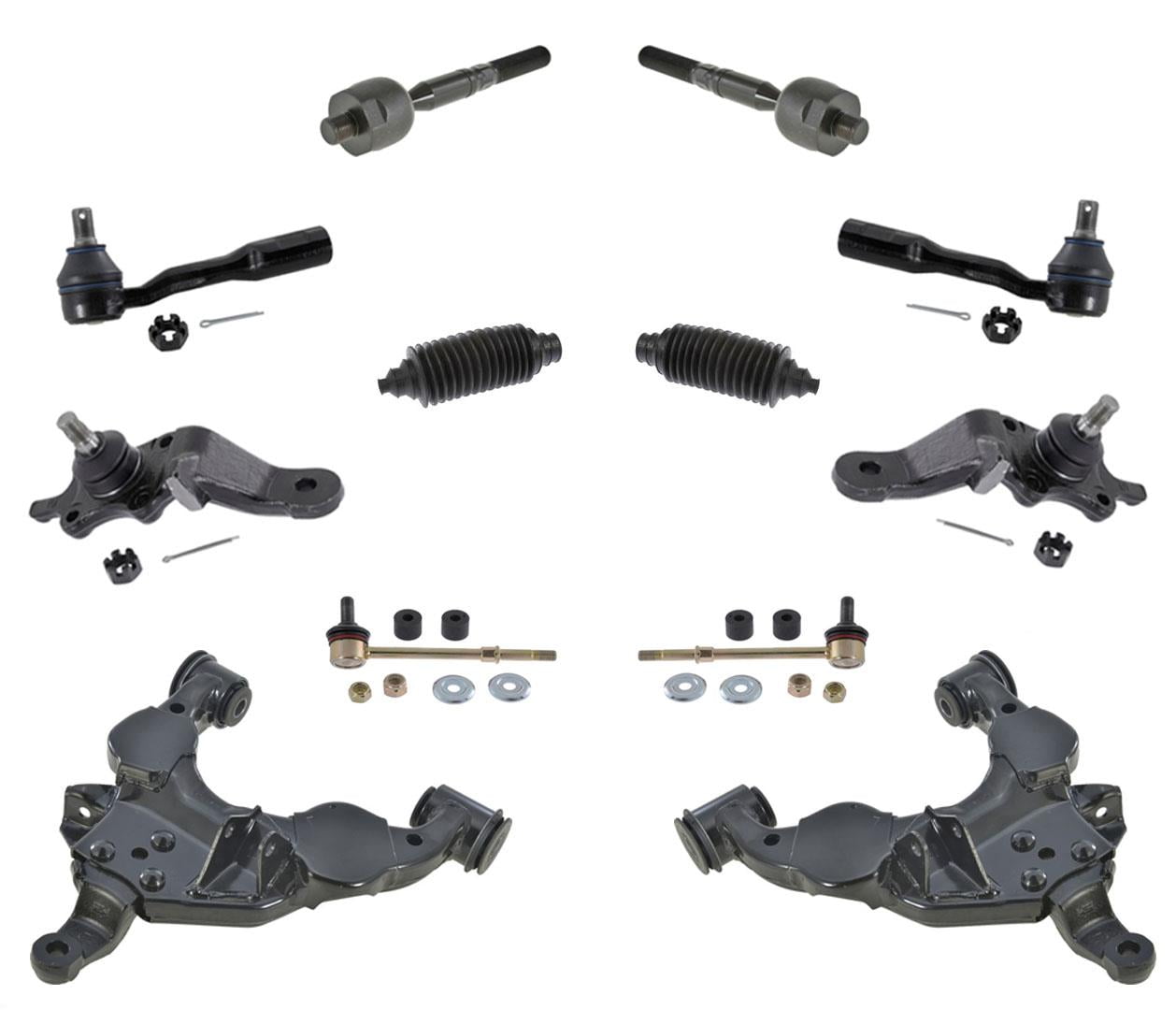 Front Lower Control Arms Tie Rods Links 12 Pcs fits Toyota Tundra 00-03 ...