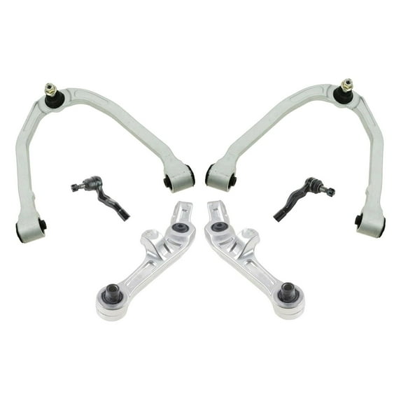 Front Lower Forward Control Arm + Upper Control Arm + Outer Inner Tie ...