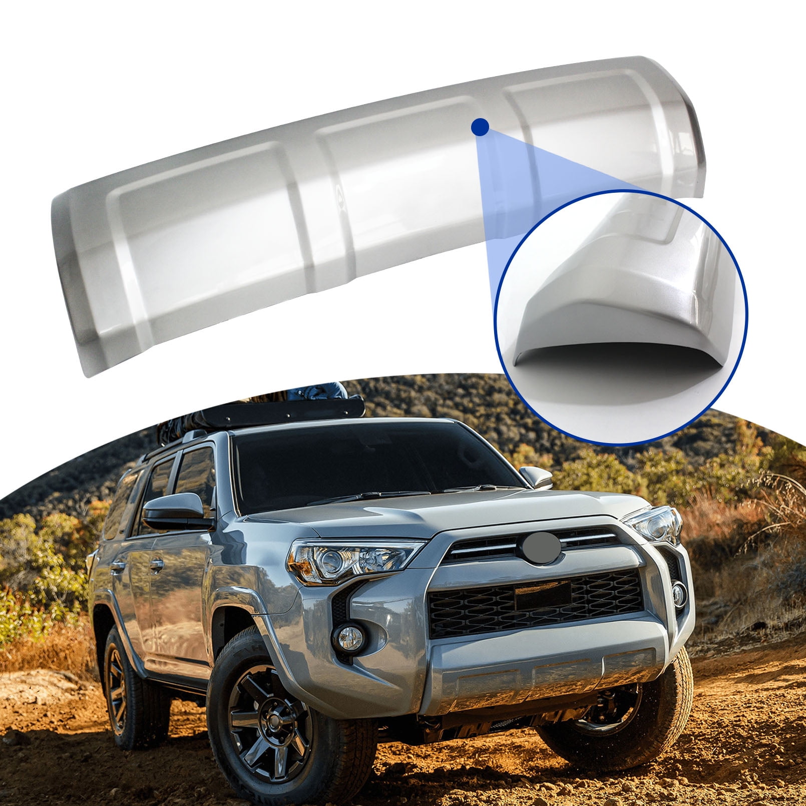 Front Lower Valance Panel Bumper Gray For 2014-2022 Toyota 4Runner ...