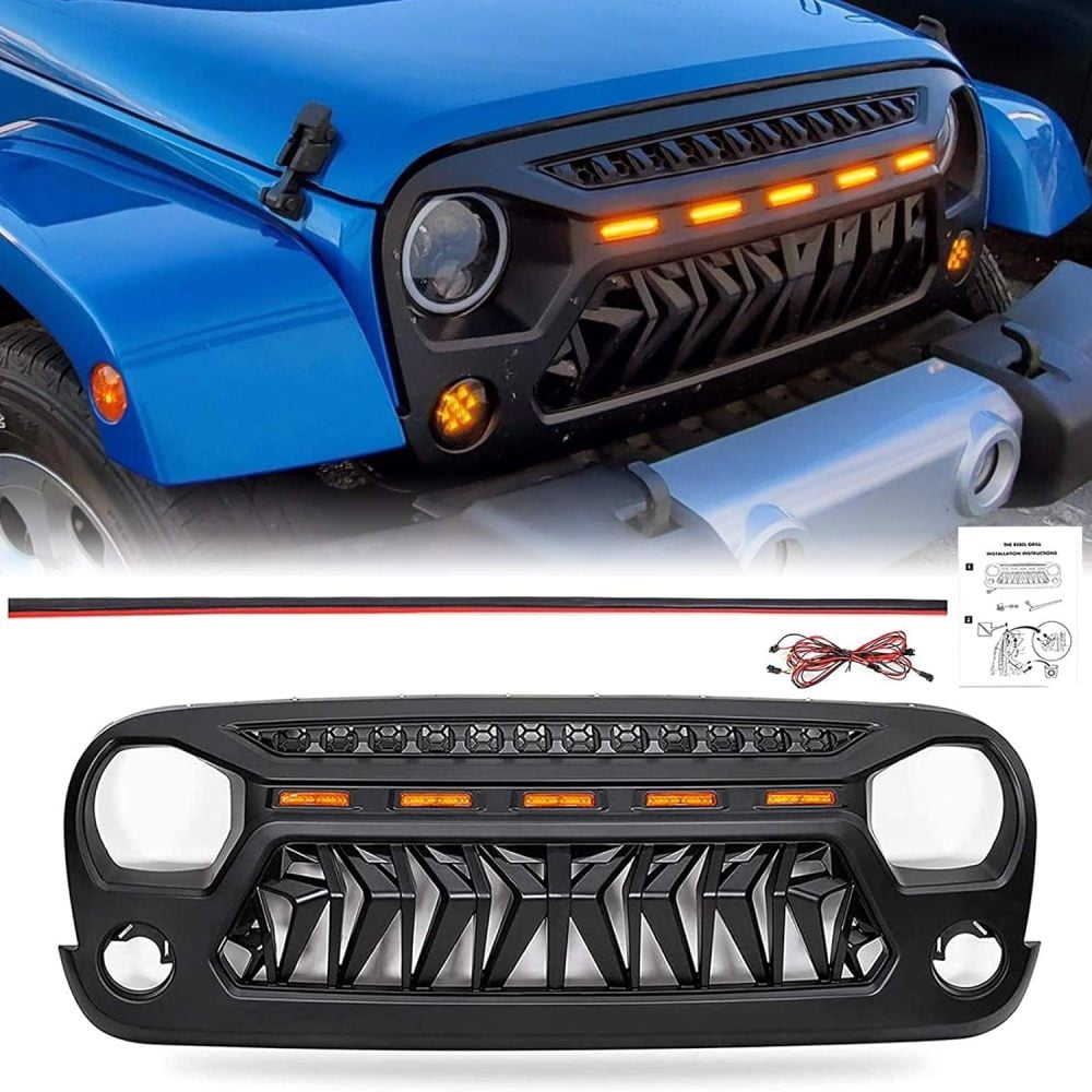 Front Matte Black Shark Grille Replacement Grill For Philippines | Ubuy