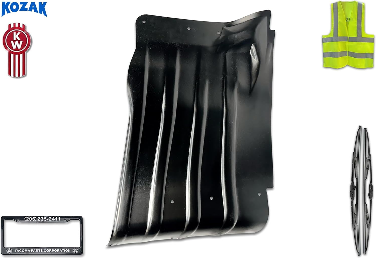 Front Mudflap Splash Shield N76-1047-100 Driver Side Kenworth T680 Next ...