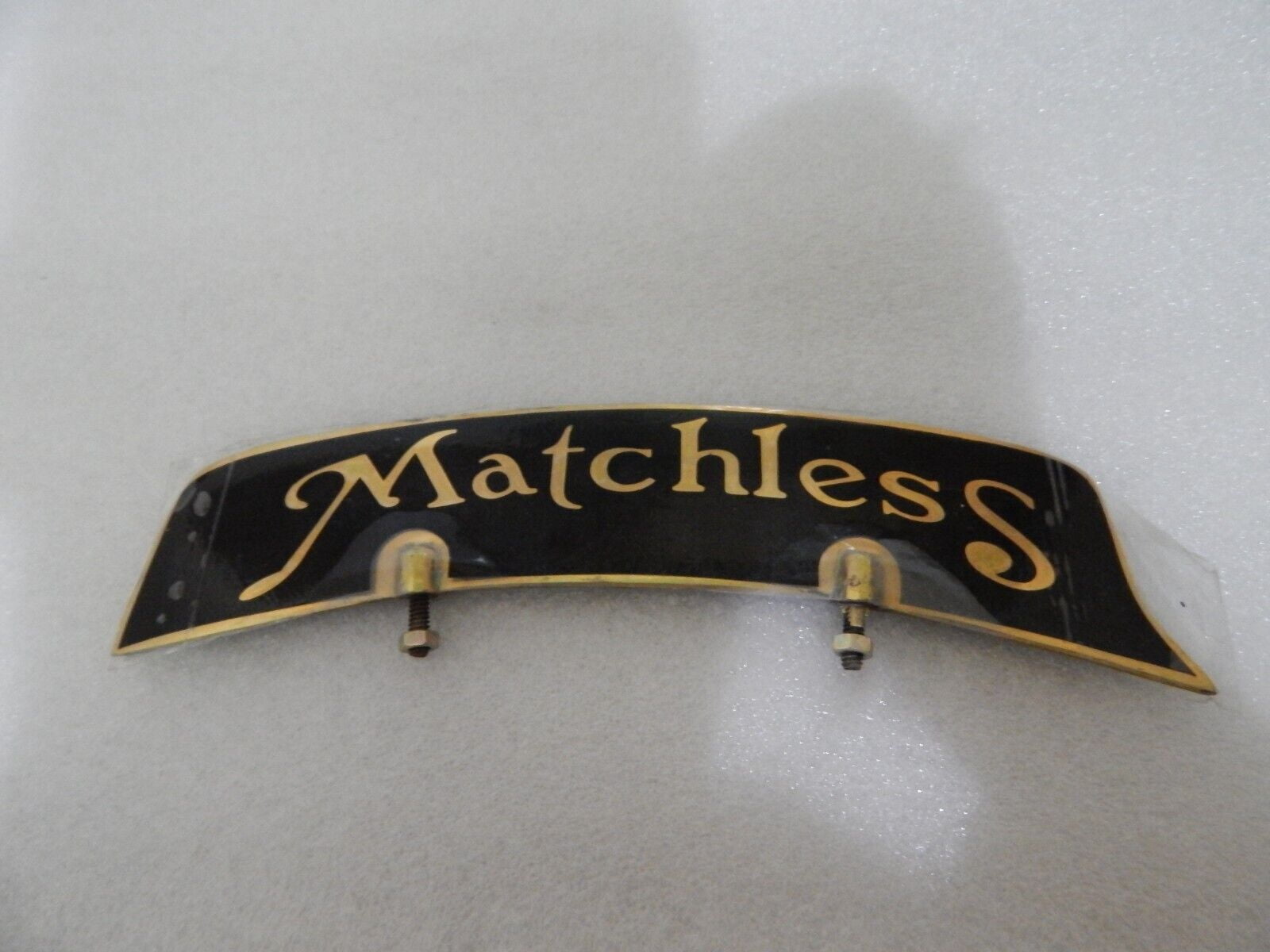 Front Mudguard Brass Number Plate Suitable For Matchless Motorcycle ...