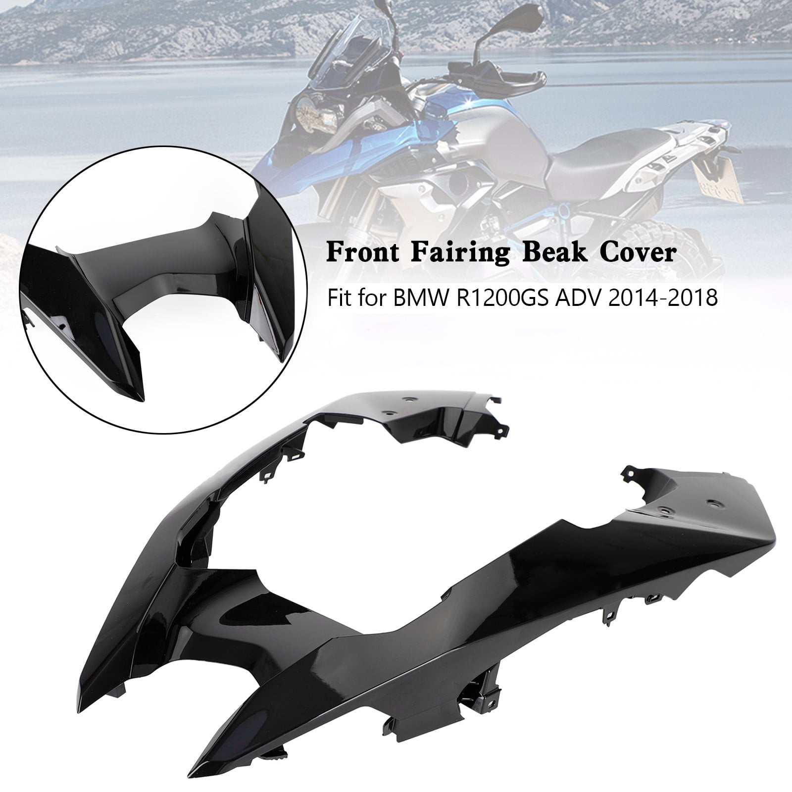 Front Nose Fairing Beak Fender Cover For BMW R1200GS ADV 2014-2018 ...