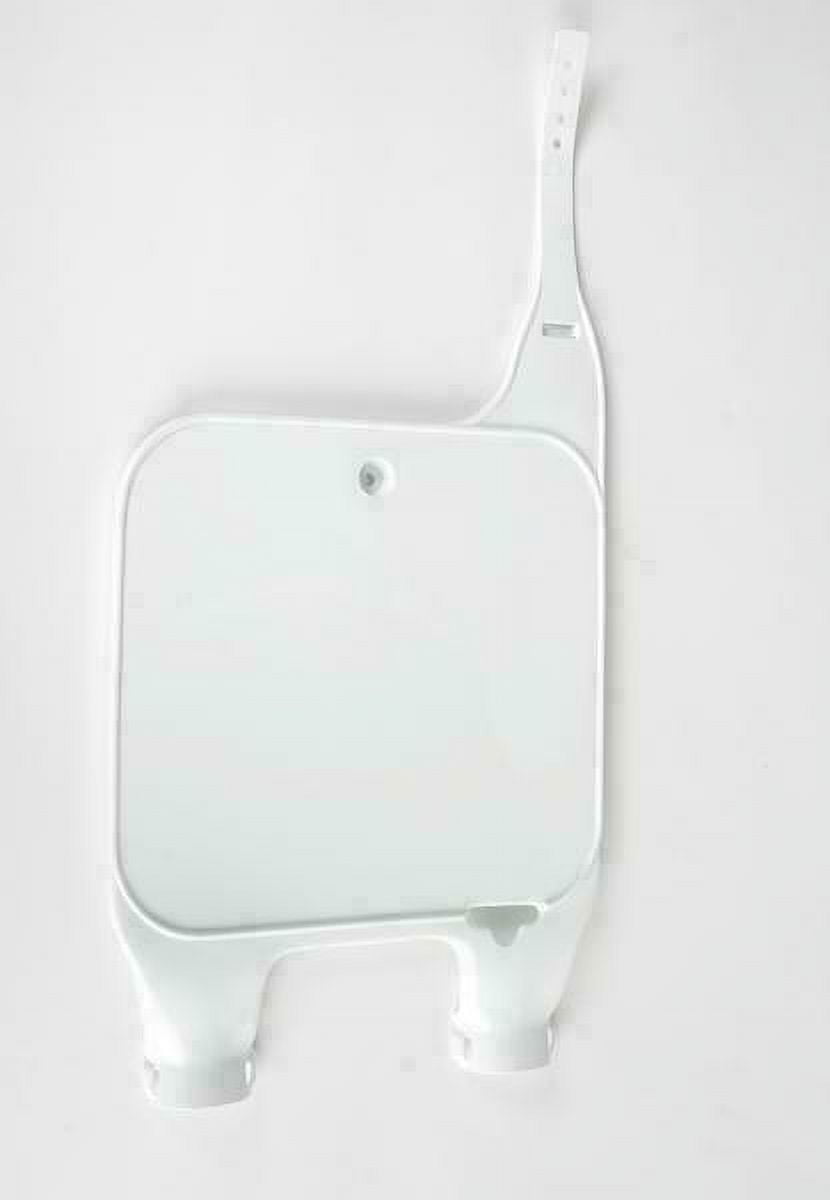 Front Number Plate (Inverted Fork) - White - Walmart.com