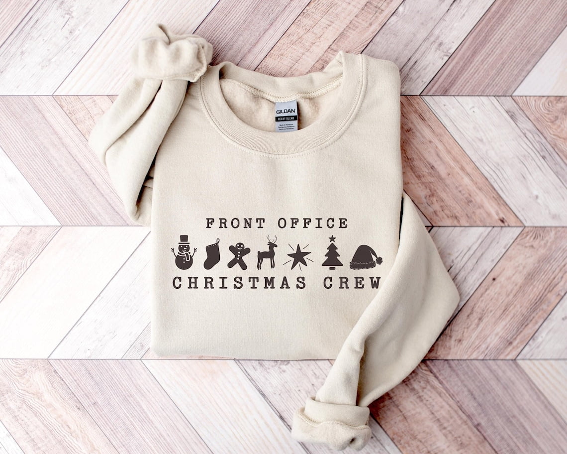 Front Office Crew Unisex Minimal season Sweatshirt, School Admin Team season Outfit, School ...