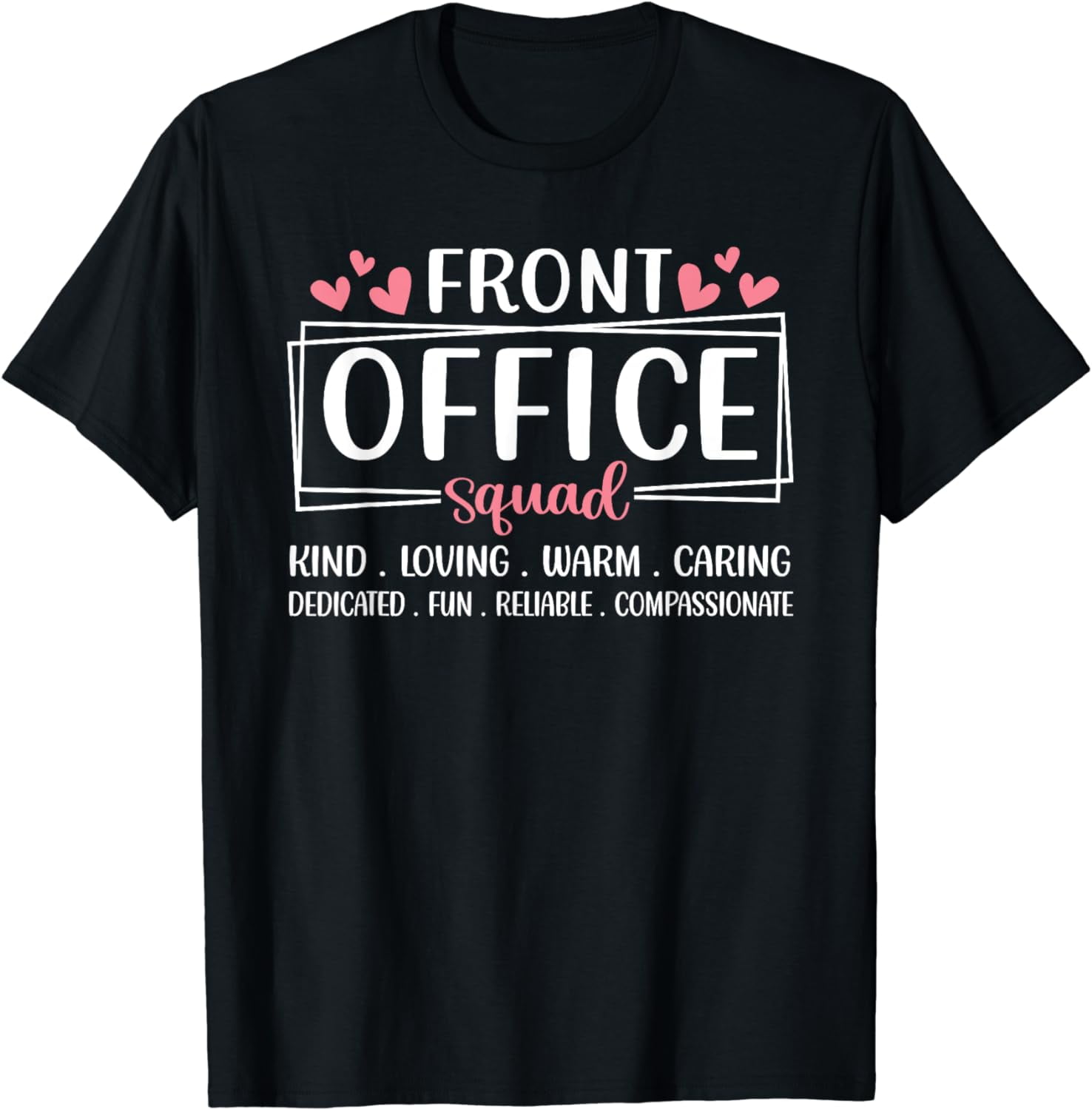 Front Office Squad School Staff Appreciation Short T-Shirt - Walmart.com