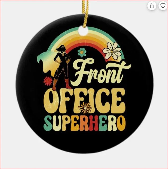 Front Office Superhero Secretary Administrative As Disney Ceramic ...