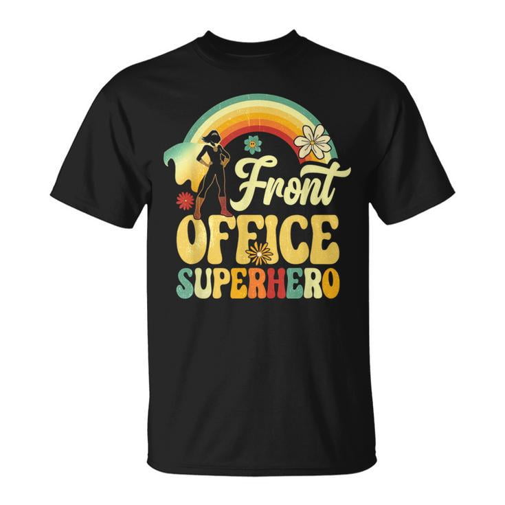 Front Office Superhero Secretary Administrative Assistant T-Shirt ...